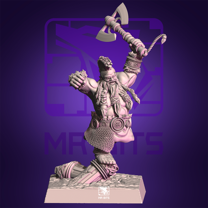 3D Printable The Berserker Army – Dwarf Slayers 3D Printable Miniatures ...