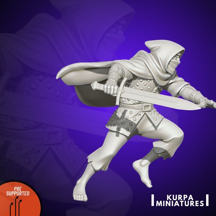 3D Printable Bandits by Kurpa Miniatures