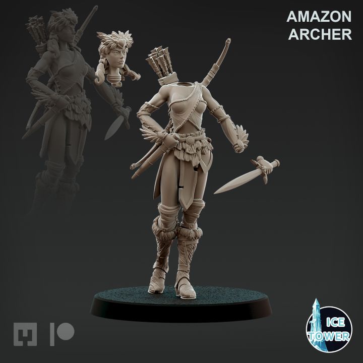 3D Printable Amazon Archer 2 by Ice Tower