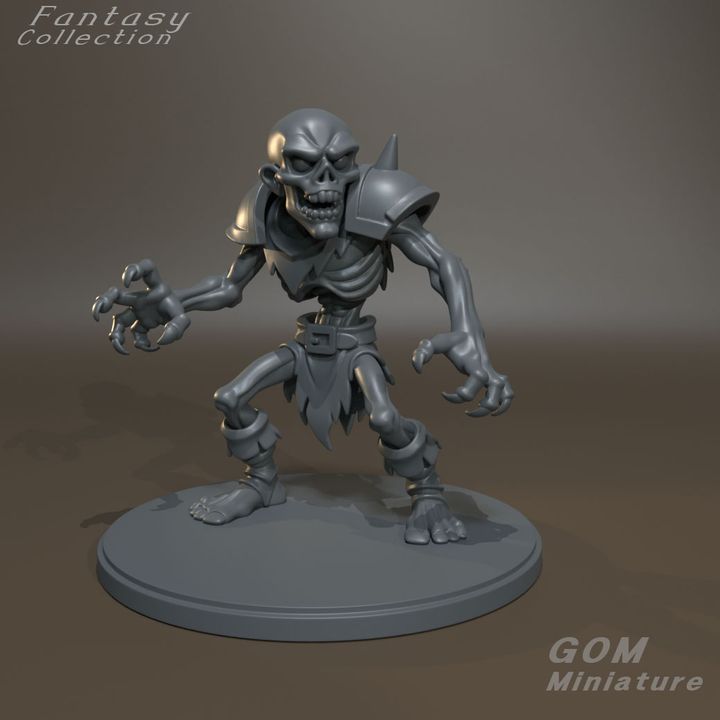 3D Printable Fantasy series- Undead by ZKpt