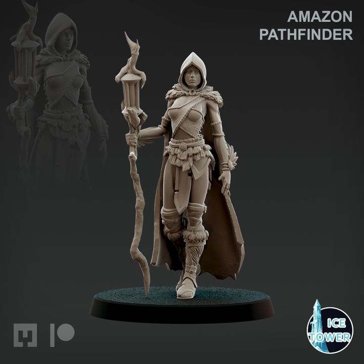 3D Printable Amazon Pathfinder by Ice Tower
