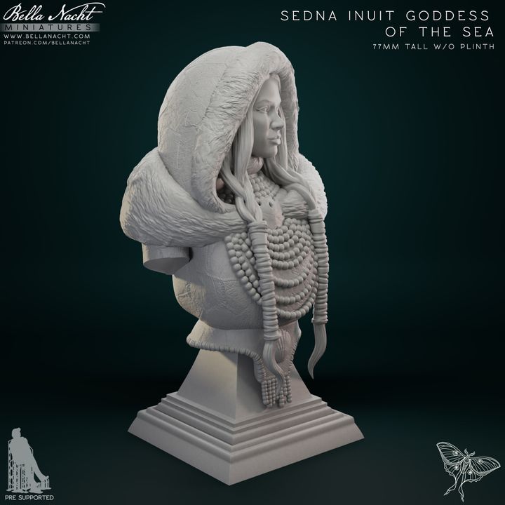 3D Printable Rewards #58 | Sedna the Inuit Goddess of the Sea by Bella ...