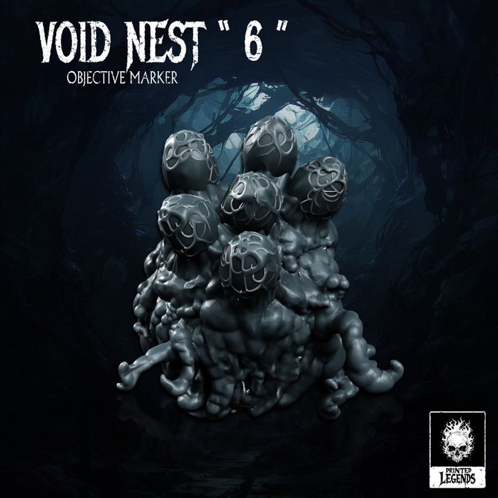 3D Printable Void Nest 06 by Printed Legends