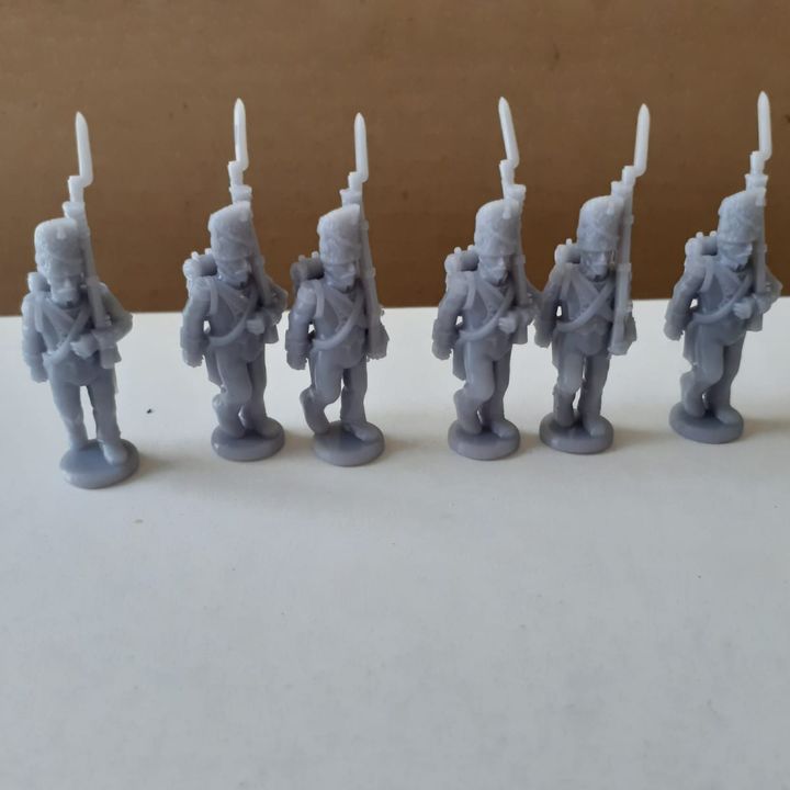 3D Printable 28mm Napoleonic French Line Infantry Grenadiers high ...