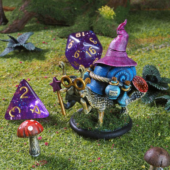 3D Printable Wizard snail by La Louve 3D
