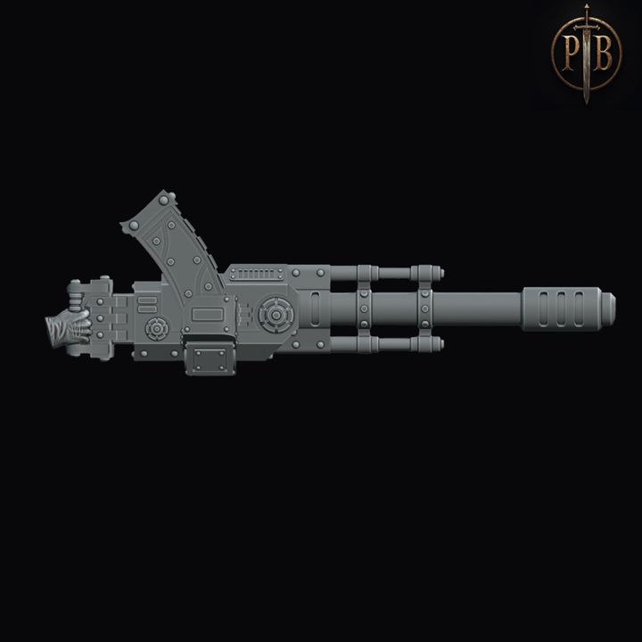 3D Printable Firstborn Guard - Heavy Weapon support (part 1) by ParaBeIIum