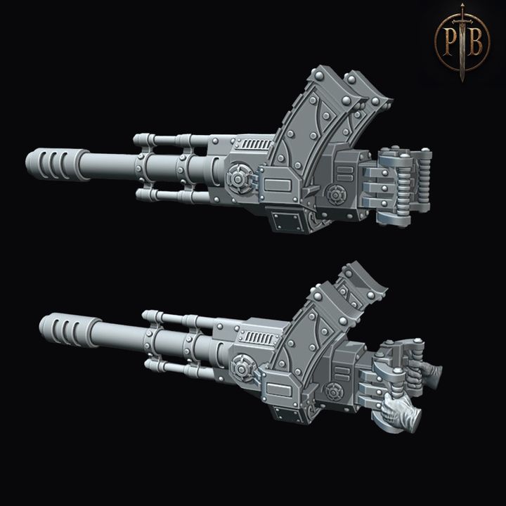 3D Printable Firstborn Guard - Heavy Weapon support (part 1) by ParaBeIIum