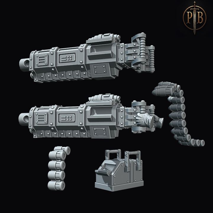 3D Printable Firstborn Guard - Heavy Weapon support (part 1) by ParaBeIIum