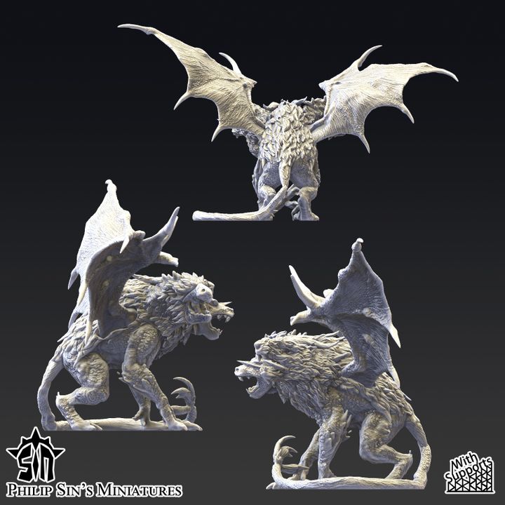 3D Printable Chimera by Sin's Miniatures