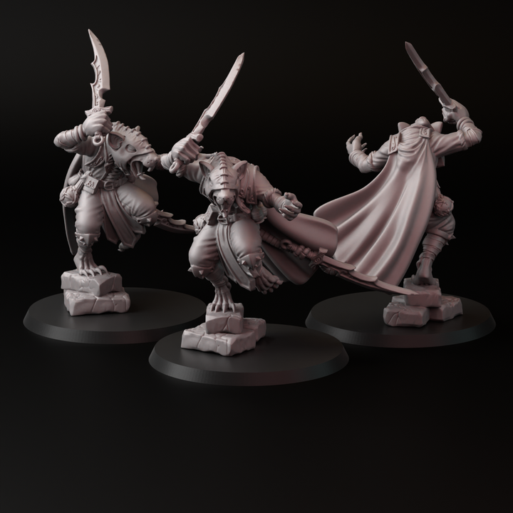 3D Printable Rat Assassins by Crosslances