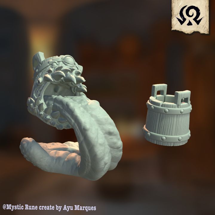 3D Printable Bucket Mimic by Mystic Rune