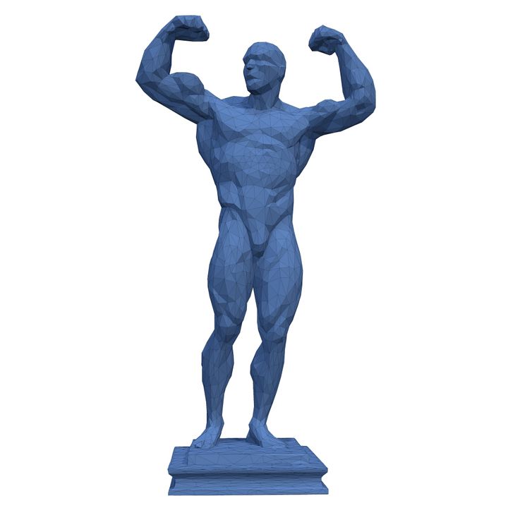 3D Printable Bodybuilder Low Poly by 1xMerch
