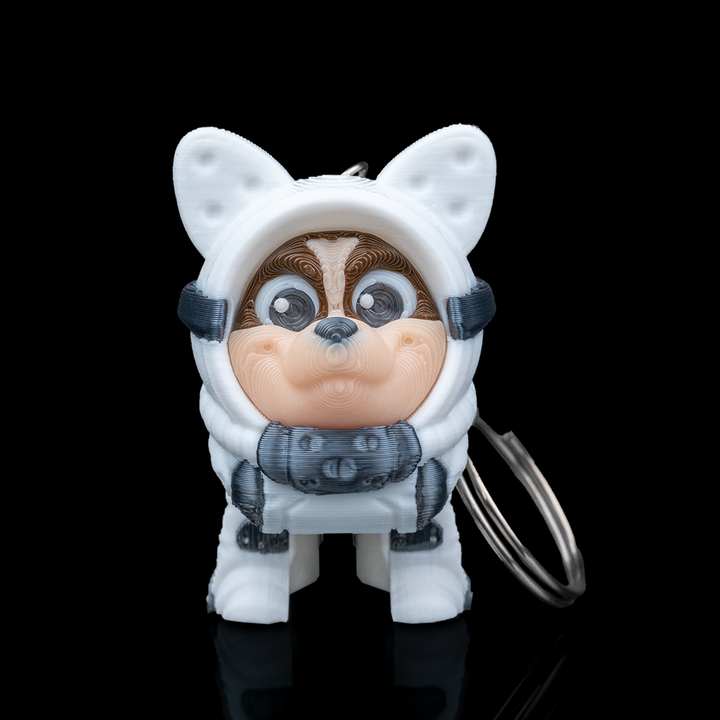 3D Printable Astro, the Doggonaut by Stlflix