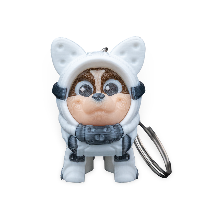 3D Printable Astro, the Doggonaut by Stlflix