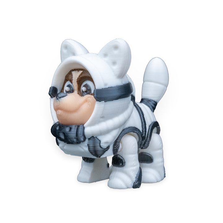 3D Printable Astro, the Doggonaut by Stlflix