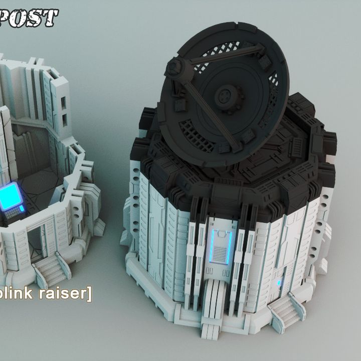 3D Printable Outpost Ymir - Scifi Modular Outpost by Project Mobius