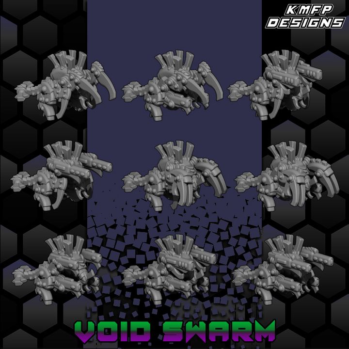3D Printable Void Swarm - Heavy Assault Constructs by KMFP Designs