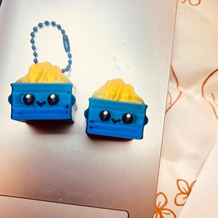 3D Printable Emotional Support Happy Dumpster Fire and Card by Jambaby ...