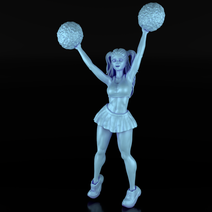 3D Printable Cheerleader - Brooke by The Miniature Underground