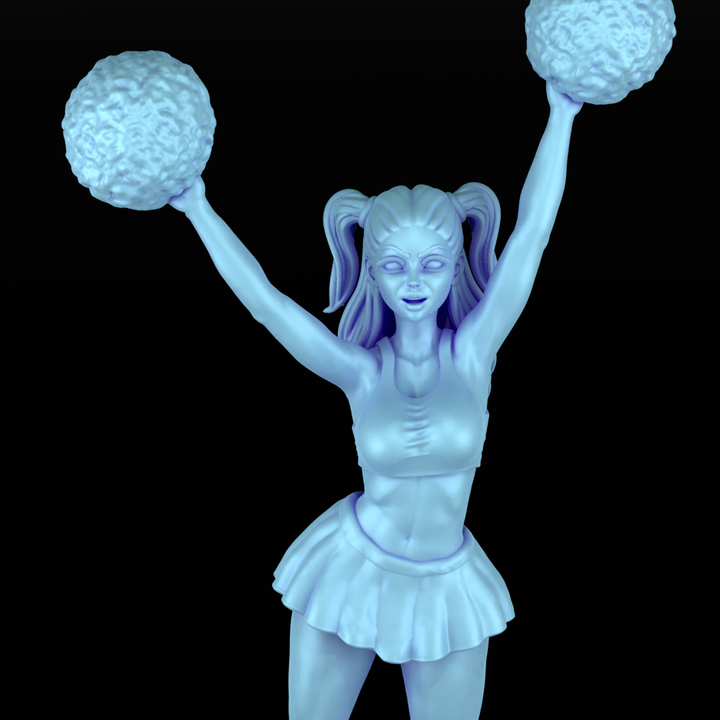 3D Printable Cheerleader - Brooke by The Miniature Underground