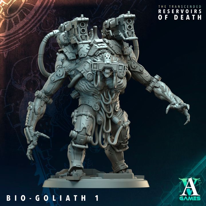 3D Printable Bio-Goliath by Archvillain Games