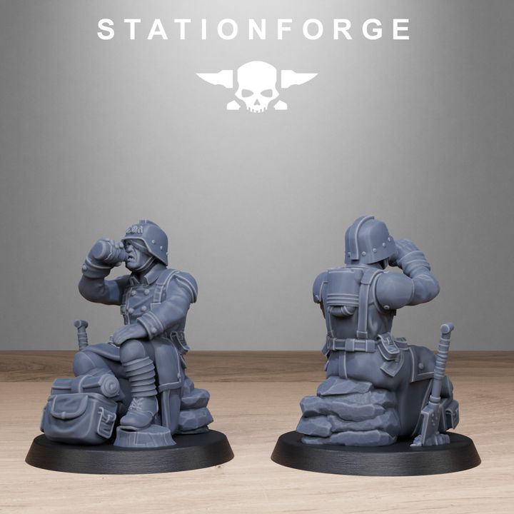 3D Printable GrimGuard Chill Squad by Station Forge