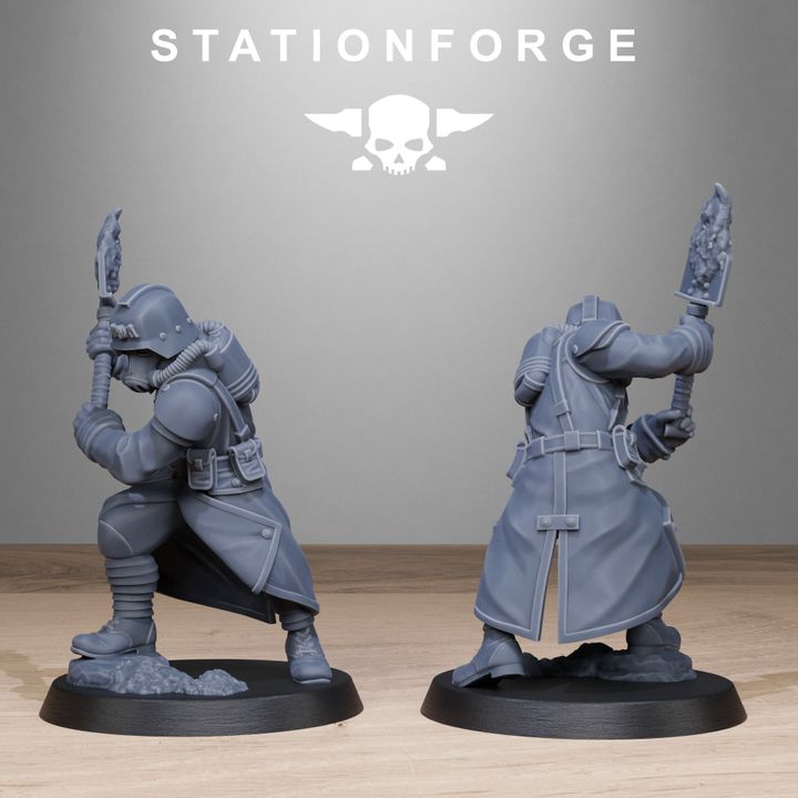 3D Printable GrimGuard Chill Squad by Station Forge
