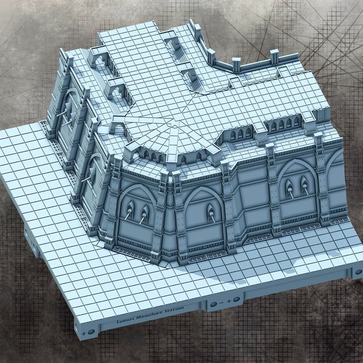 3D Printable Concretium titan defense wall - two sided walls by ...