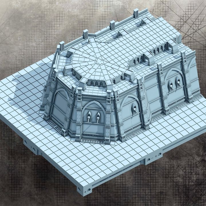 3D Printable Concretium titan defense wall - two sided walls by ...