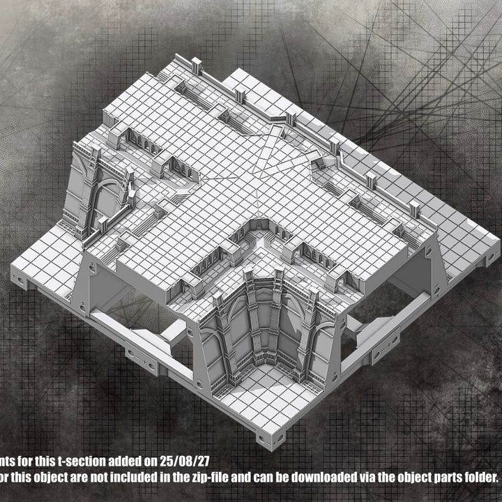 3D Printable Concretium titan defense wall - two sided walls by ...