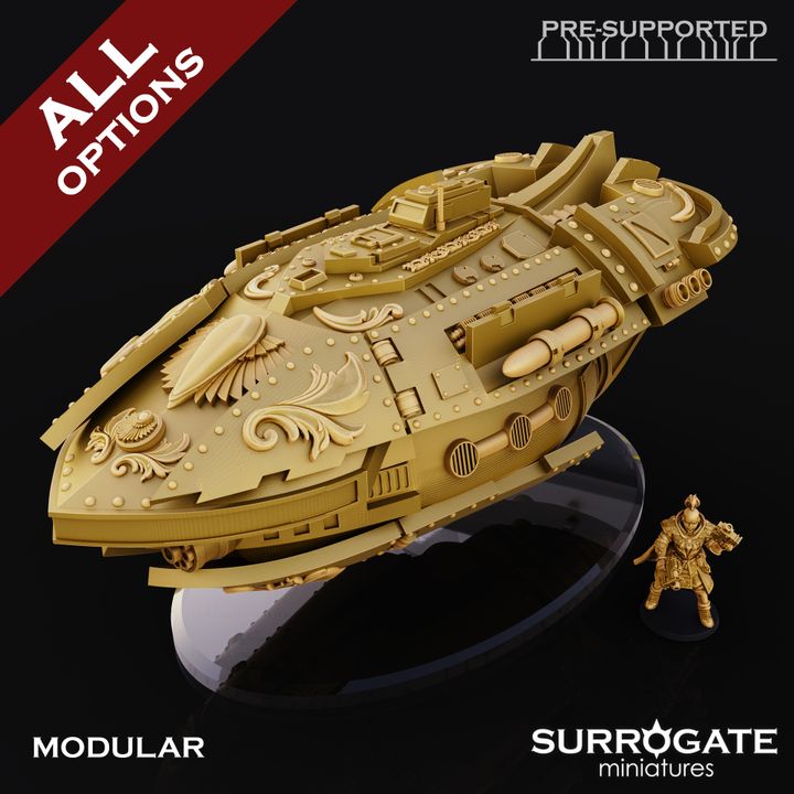 3D Printable Tacitus Sororis Neptunius Grav Tank, Surrogate Miniatures ...