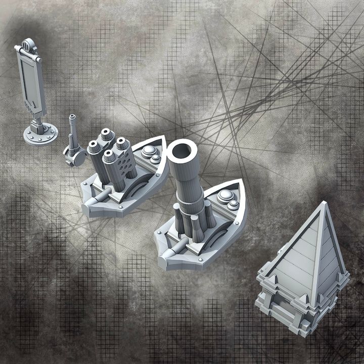 3D Printable Concretium titan defense wall - plateaus by ...