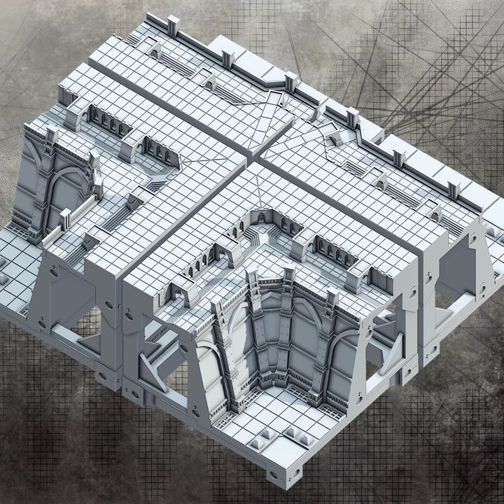 3D Printable Concretium titan defense wall - plateaus by ...