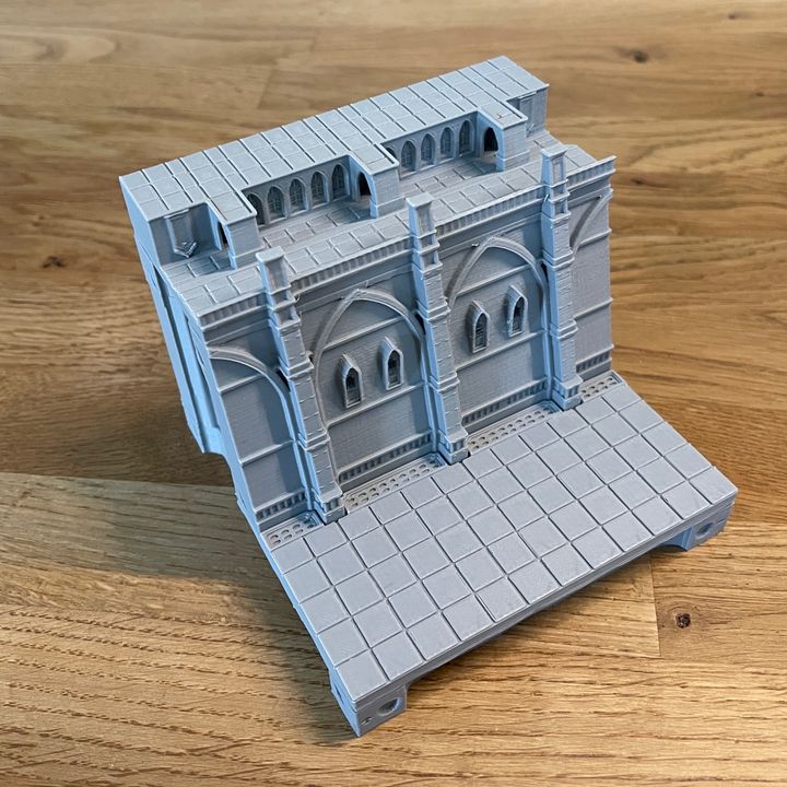 3D Printable Concretium titan defense wall - plateaus by ...