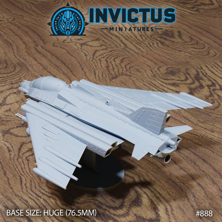 3D Printable Wing Fighter / Jet Fighter / Flying War Construct / Plane ...