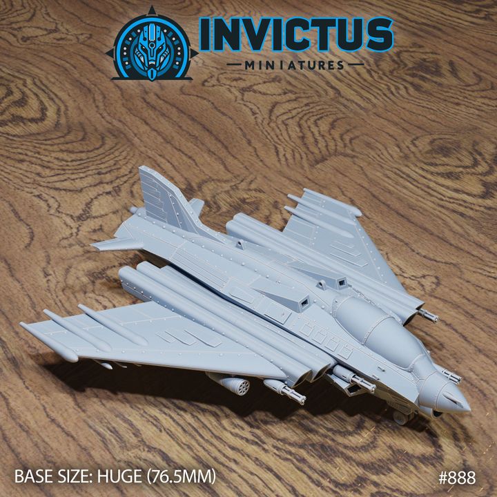 3D Printable Wing Fighter / Jet Fighter / Flying War Construct / Plane ...