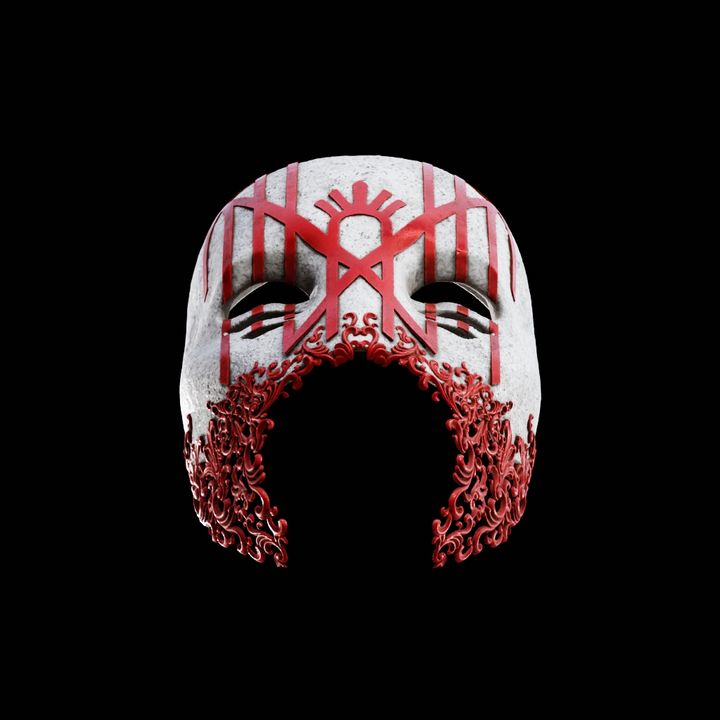 3D Printable SLEEP TOKEN VESSEL 4 Mask Pack Ornated STL Model Print Fan ...