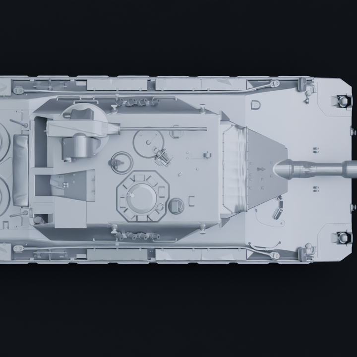 3D Printable German Leopard 2K MBT by The Military Industrial Complex