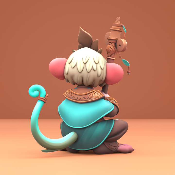 3D Printable Mystic Monkey by Tayyab