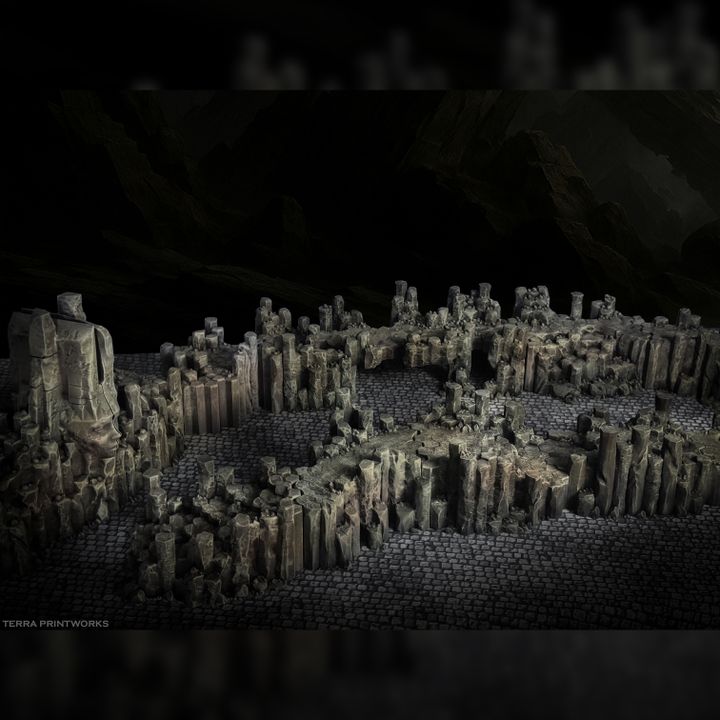 3D Printable The Hallowed Caves - Fully Modular Underdark Terrain Set ...