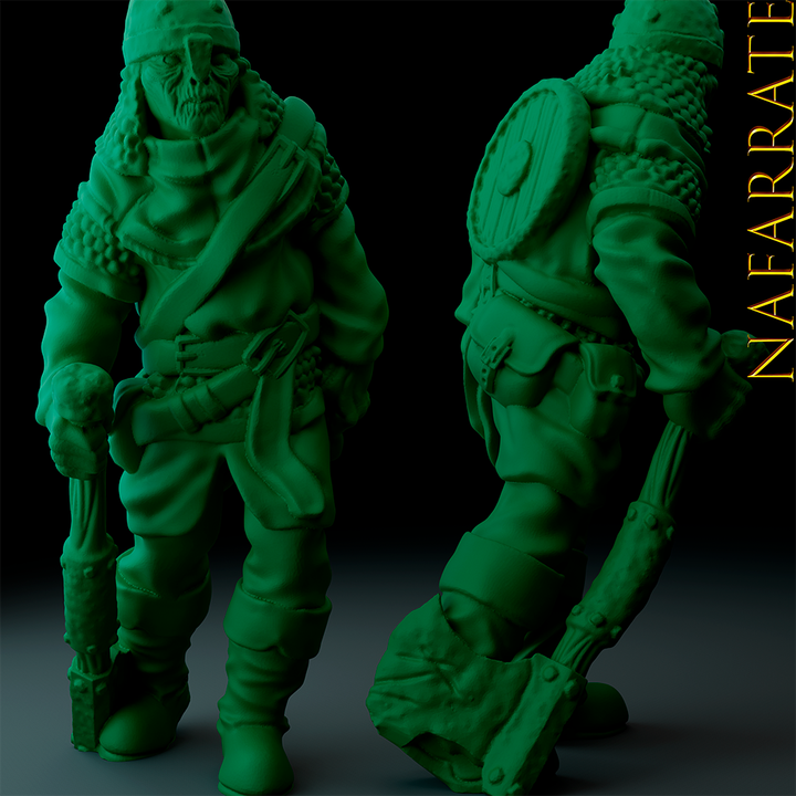 3D Printable Zombie Soldiers by Nafarrate Designs