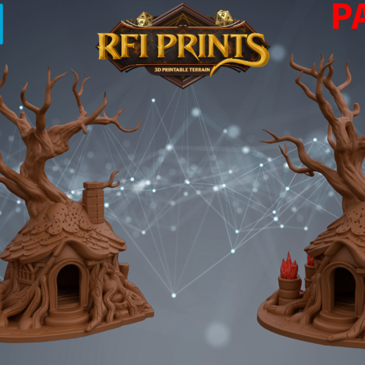 3D Printable HAG's HUT by RFIPRINTS