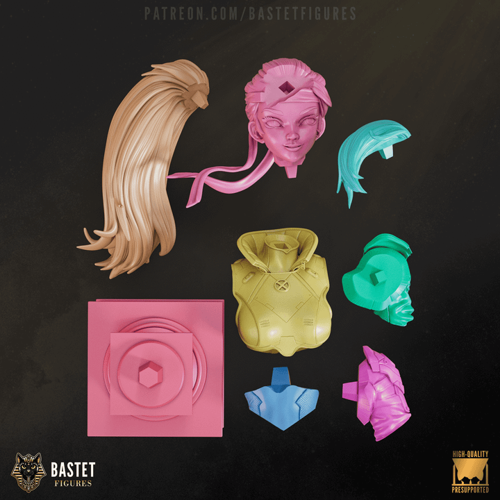 3D Printable Rogue | Bust by Bastet Figures