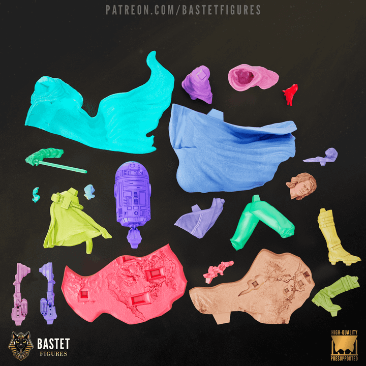 3D Printable The Chosen by Bastet Figures