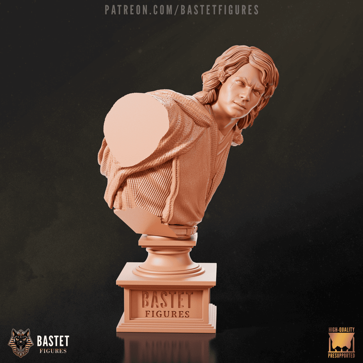 3D Printable The Chosen | Bust by Bastet Figures