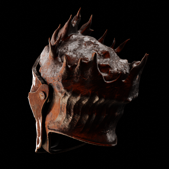 3D Printable SOUL OF CINDER HELMET - FIRELINK HELM - LIFESIZE FAN MODEL ...