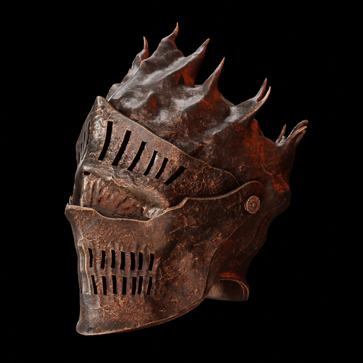 3D Printable SOUL OF CINDER HELMET - FIRELINK HELM - LIFESIZE FAN MODEL ...