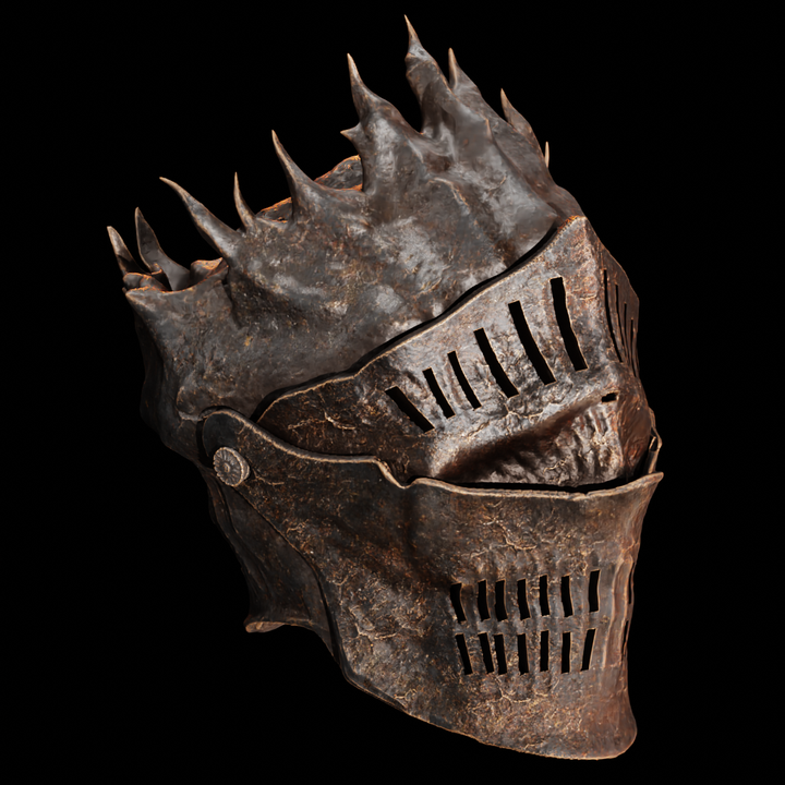 3D Printable SOUL OF CINDER HELMET - FIRELINK HELM - LIFESIZE FAN MODEL ...
