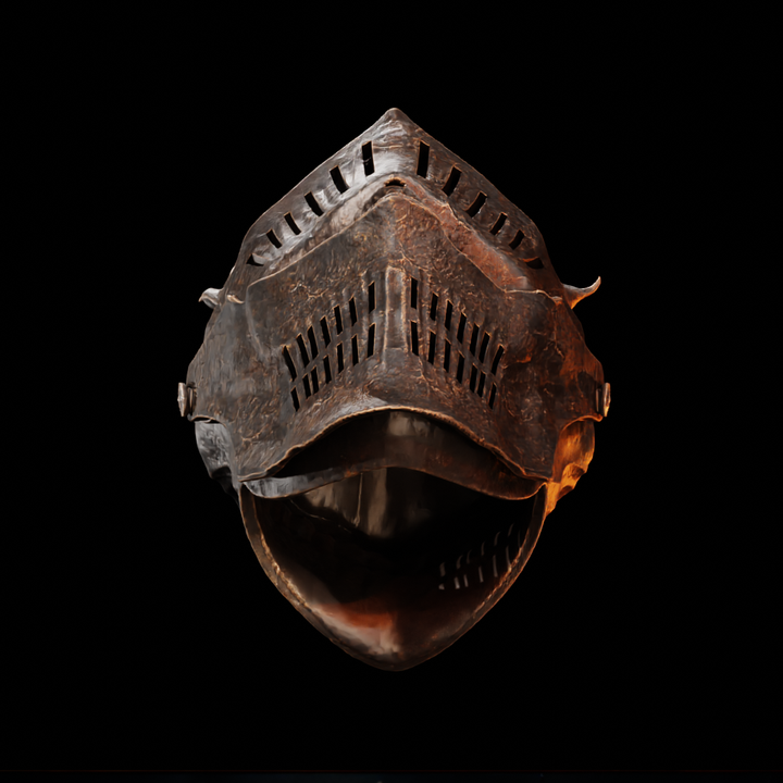 3D Printable SOUL OF CINDER HELMET - FIRELINK HELM - LIFESIZE FAN MODEL ...