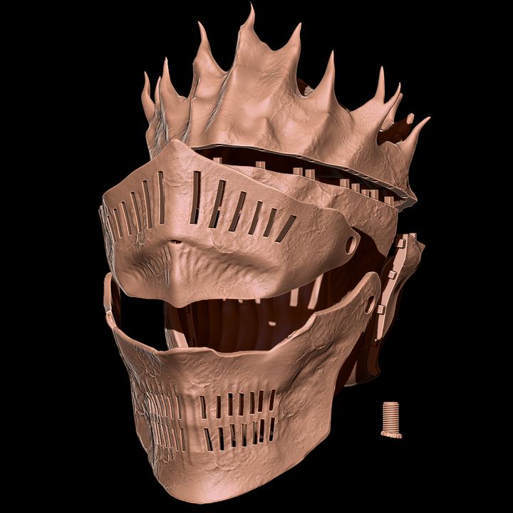 3D Printable SOUL OF CINDER HELMET - FIRELINK HELM - LIFESIZE FAN MODEL ...